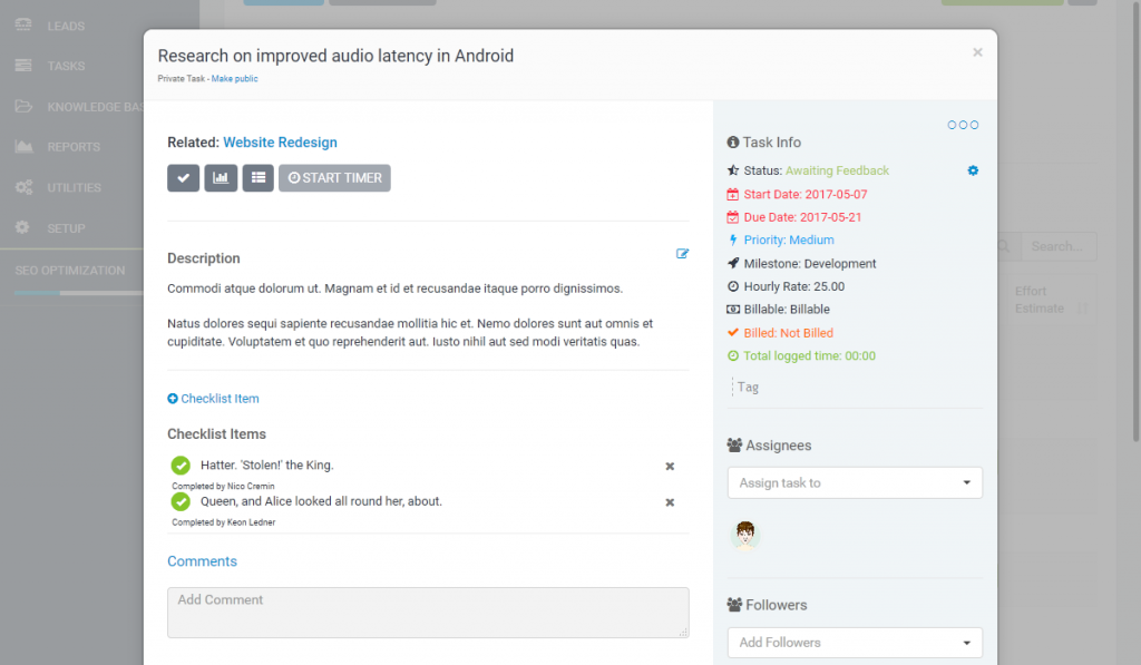 Perfex – self-hosted customer relationship and project management ...